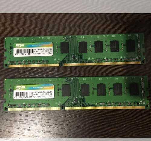 Оперативная память ddr3 4 gb 1333 MHz