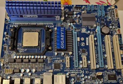 Комплект Phenom 1055T + Gigabyte GA-870A-USB3 +8Gb