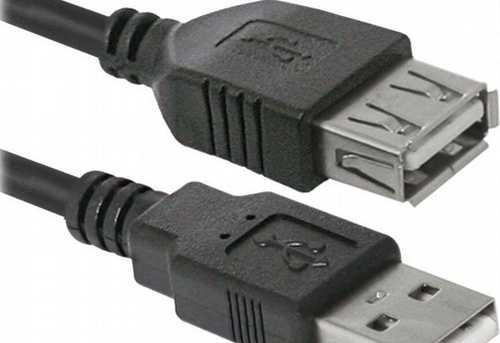 USB-удлинитель USB02-17 USB2.0 AM-AF, 5.0м