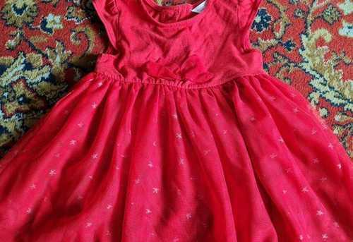 Платье красное 104
