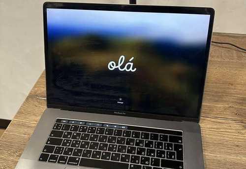 MacBook Pro 15-inch 2018, Intel Core i7, 16/256GB