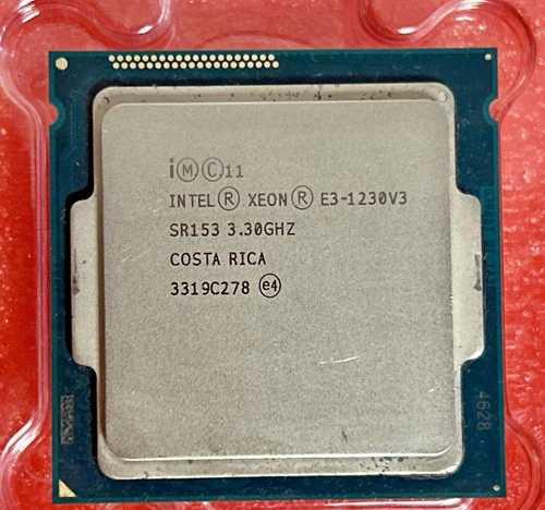 Intel Xeon 1230 v3 (Аналог i7 4770 / LGA 1150)