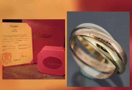 Cartier trinity кольцо с фирменной Коробкой