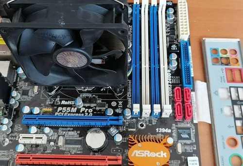 Материнская плата ASRock P55M Pro