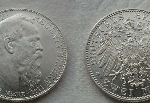 Бавария серебро марки