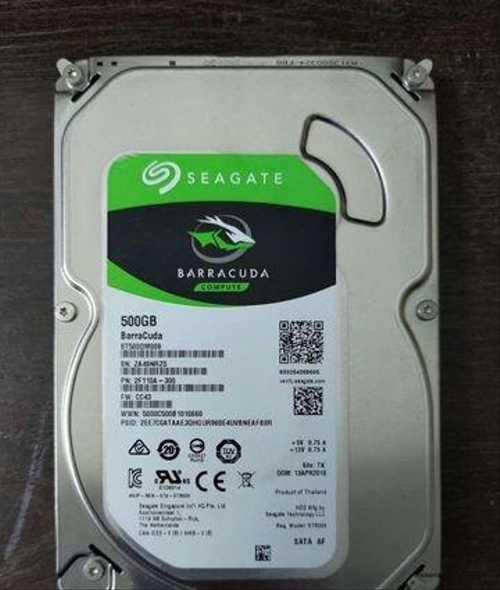 Seagate Barracuda ST500DM009, гарантия