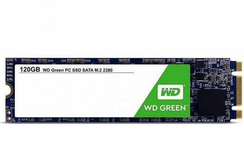 Жесткий диск SSD M.2 WD Green 120Gb (WDS120G2G0B)