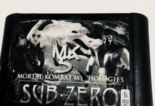 Картридж 16-bit Mortal Kombat 5 для sega