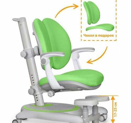 Кресло для школьника Ortoback Duo Plus зеленый