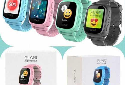 Смарт-часы детские elari kidphone 2 розовый
