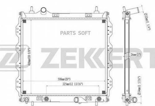 Радиатор охлаждения Крайслер Пт Круизер 00