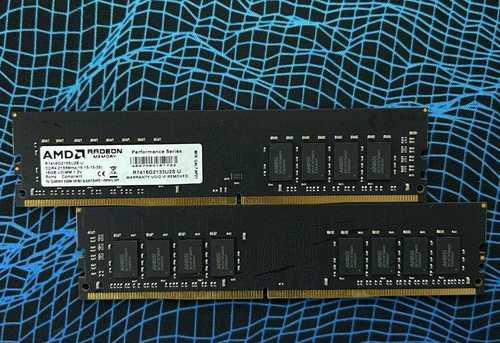 Оперативная память DDR4 AMD 2x16GB 2133MHz