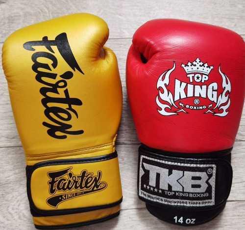 Боксерские перчатки 14 oz 16 oz Fairtex Top King