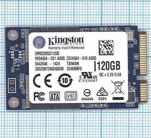 SSD накопитель Kingston msata 120Gb