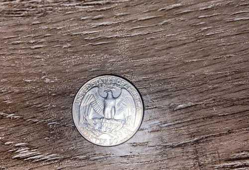 Liberty quarter dollar 1987