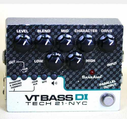 Педаль эффектов Tech 21 SansAmp Character VT Bass