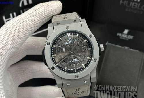 Часы мужские скелетон Hublot