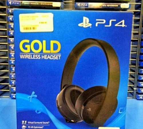 Наушники PlayStation Gold Wireless Headset Б/У