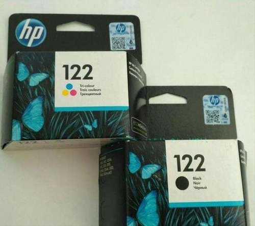 HP 122 (ch562he) цветной и черный (оригинал)