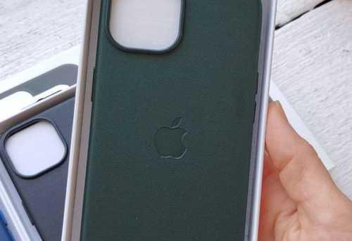 Чехол Leather case на iPhone 15