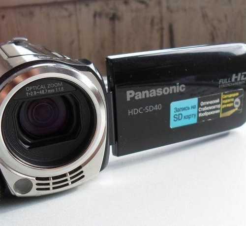 Видеокамера Panasonic HDC-SD40