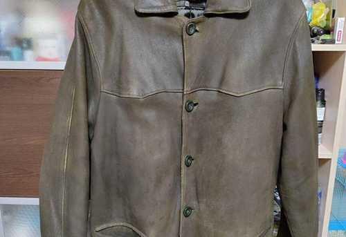 Кожаная куртка мужская 52-54