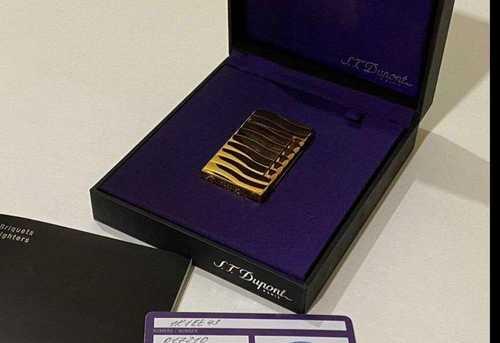 Зажигалка золотая S.T. Dupont