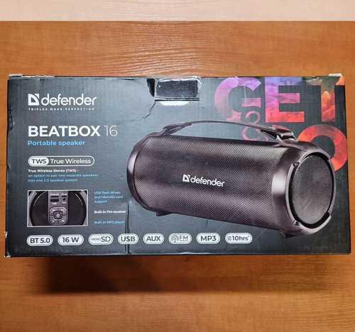 Портативная колонка Defender Beatbox 16