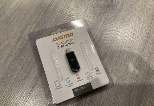 Bluetooth адаптер Digma D-BT400U-C