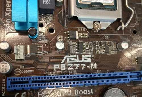 Asus p8z77-M + xeon 1270 v2 + озу 8 Г