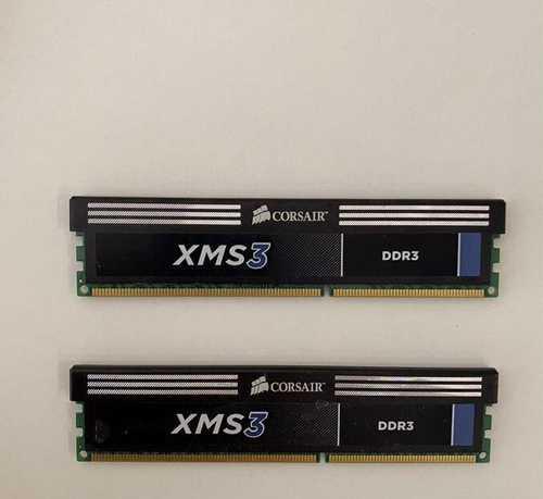 Оперативная память ddr3 Corsair 2x4гб