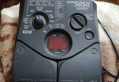 Гитарный процессор zoom 505 II