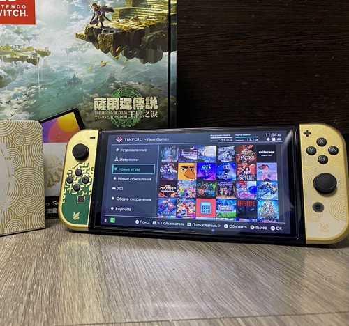 Nintendo switch oled прошитая чип