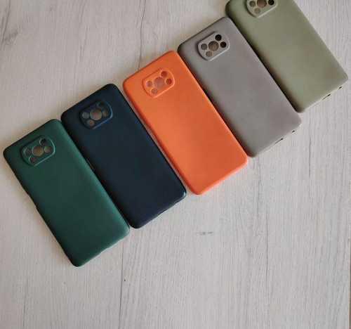 Комплект чехлов poco x3, poco x3 pro