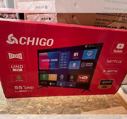 Телевизор SMART tv 55 Новый