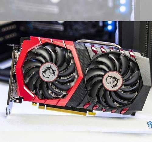 Видеокарта Msi gtx 1050 ti caming x 4g