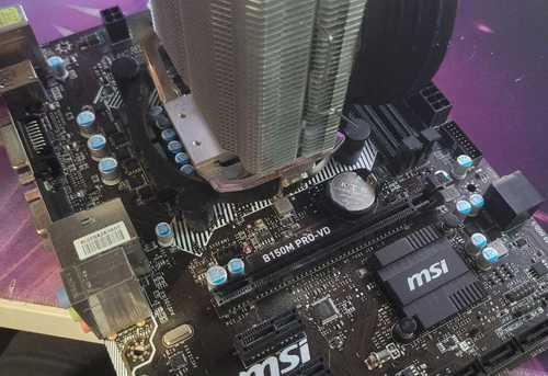 Материнская плата MSI b150 + I5 6500 + DeepCool