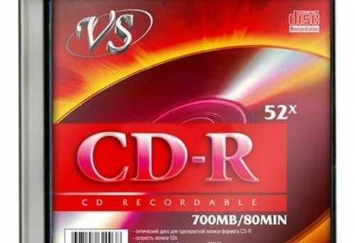 Диск CD-R VS 700Mb 52x, Slim Case