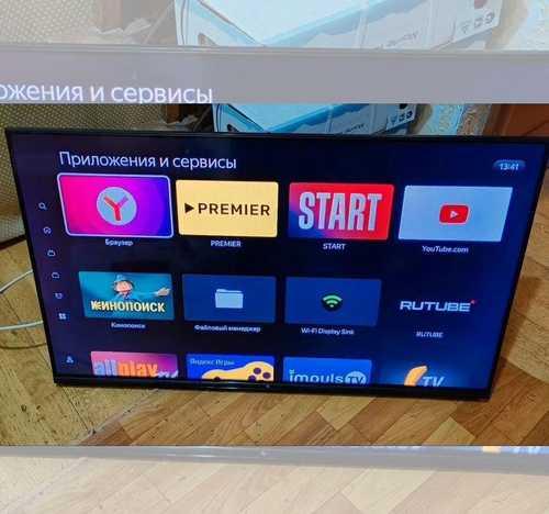 Dexp F43G8000C-Smart TV,Wi-Fi,YaOS, Full HD