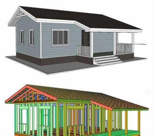 План проект дома 6 на 9 м