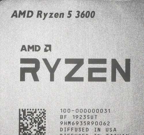 Процессор AMD ryzen 5 3600