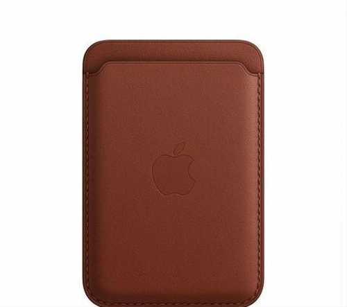 Кардхолдер для iPhone Leather Wallet, коричневый