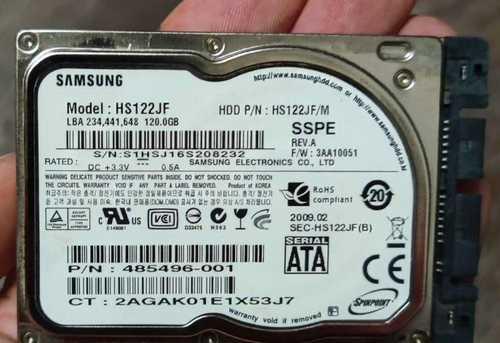 Samsung HDD 1.8" Micro SATA 120GB