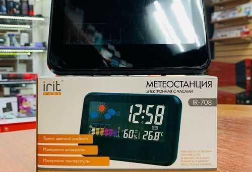 Часы электр. irit IR-708 с метеостанцией