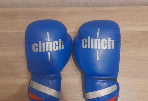 Боксерские перчатки 10 oz clinch бу