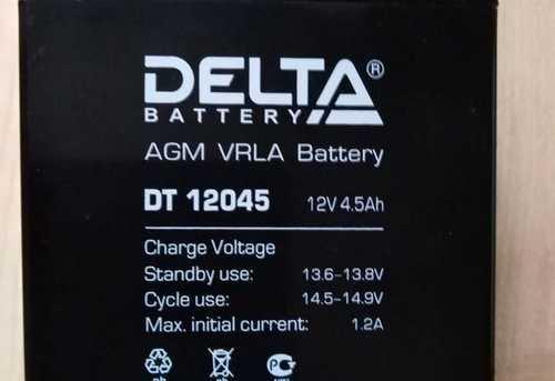 Аккумулятор Delta DT-12045 (12V4.5Ah) для ибп