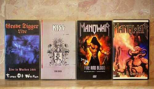 Видеокассеты VHS и диски DVD музыка и кино