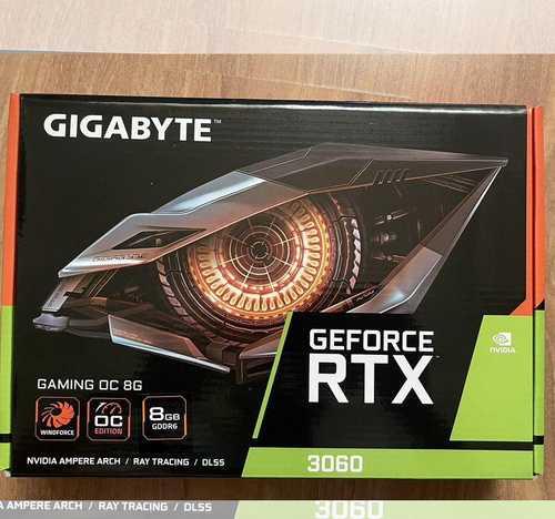 Видеокарта rtx 3060 gigabyte 8GB