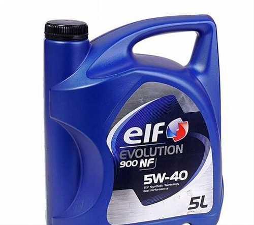 Масло моторное evolution 900 NF 5W40 синт.5л ELF