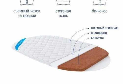 Матрас в кроватку для новорожденных simplicity
